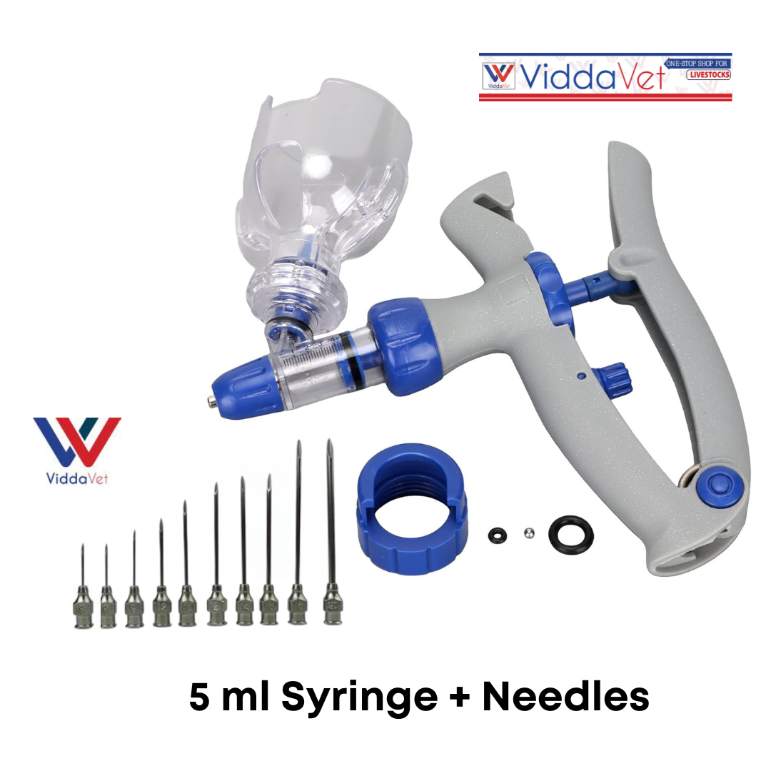 Automatic continuous syringe + 10 pcs stainless needles syringe needle ...