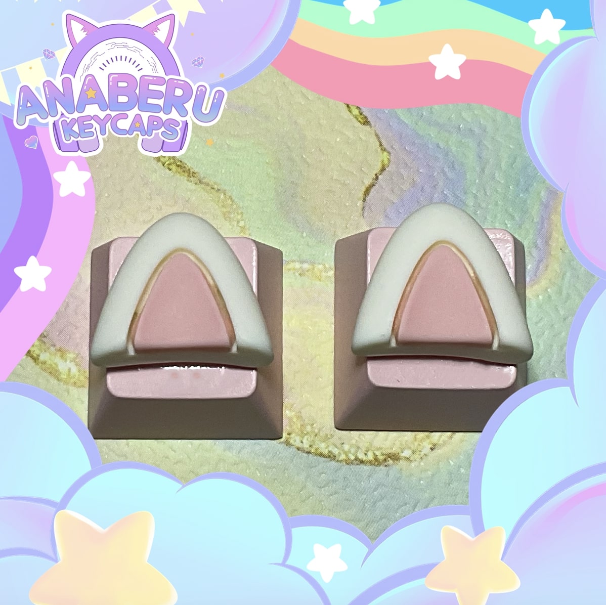 Cat ears pair keycaps | Lazada PH