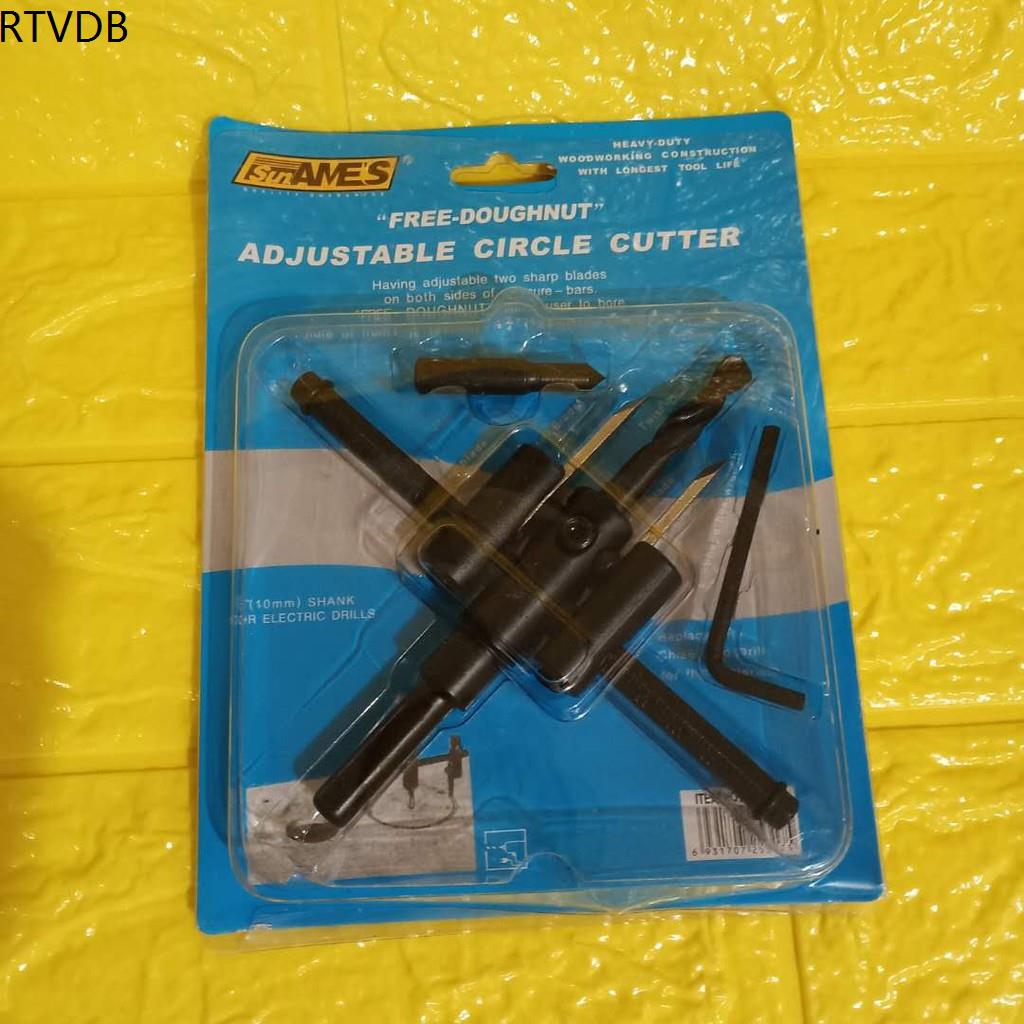 bit Adjustable Drill Bit Circle Cutter Kit 120mm | Lazada PH