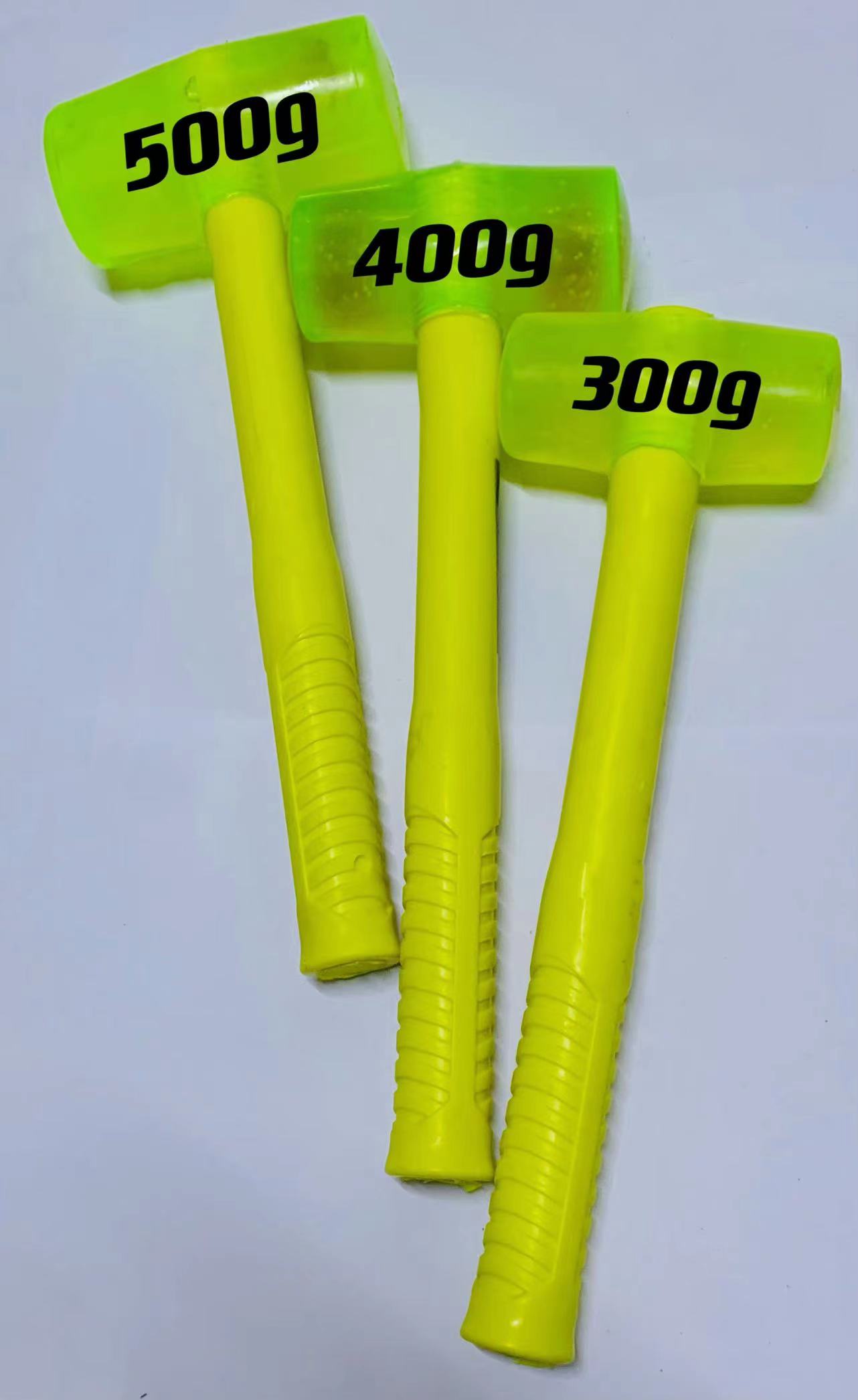 Jelly Green Rubber Mallet Resilience with High-grade rubber Double ...