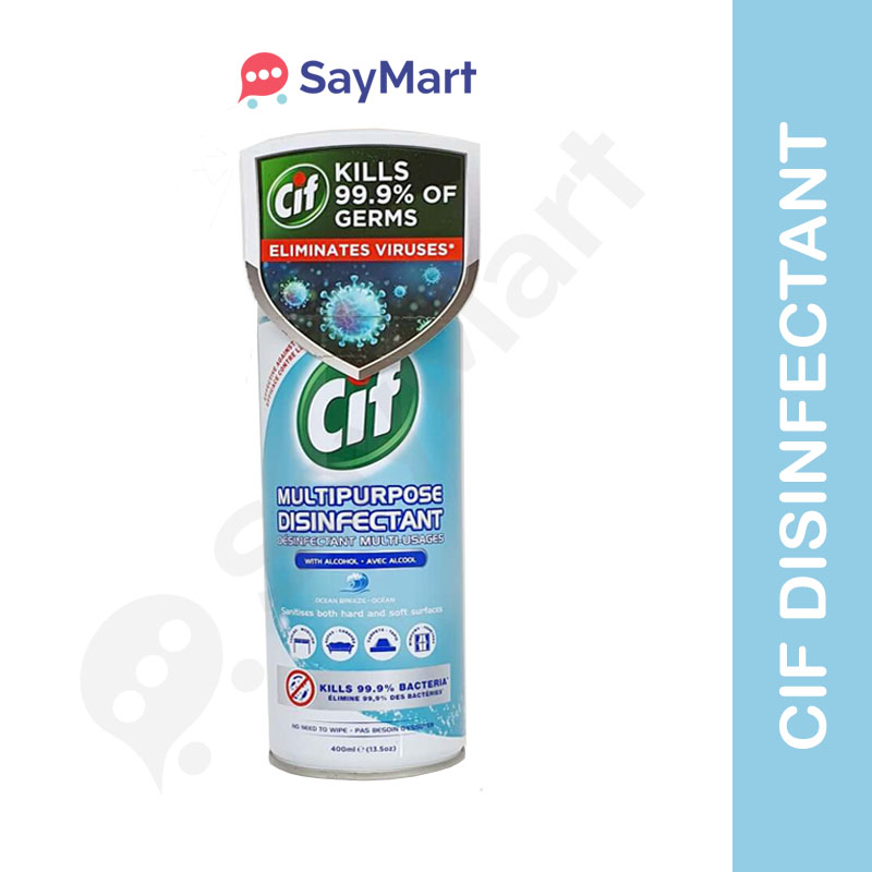 CIF UNIVERSAL DISINFECTANT SPRAY 400ML OCEAN BREEZE | Lazada PH