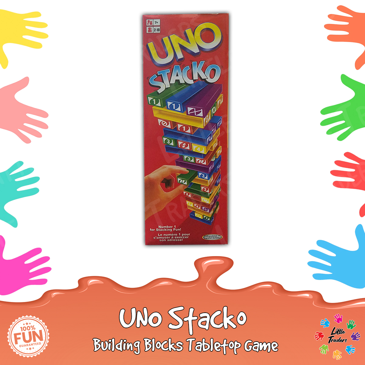 UNO Stacko || Building Blocks Stacking Game, Tabletop Games, Board ...