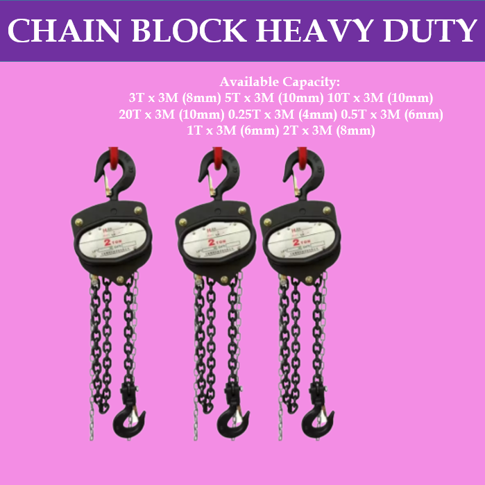 Lifting Equipment 0.25T -20T Chain Block Heavy Duty Chain MANUAL ...