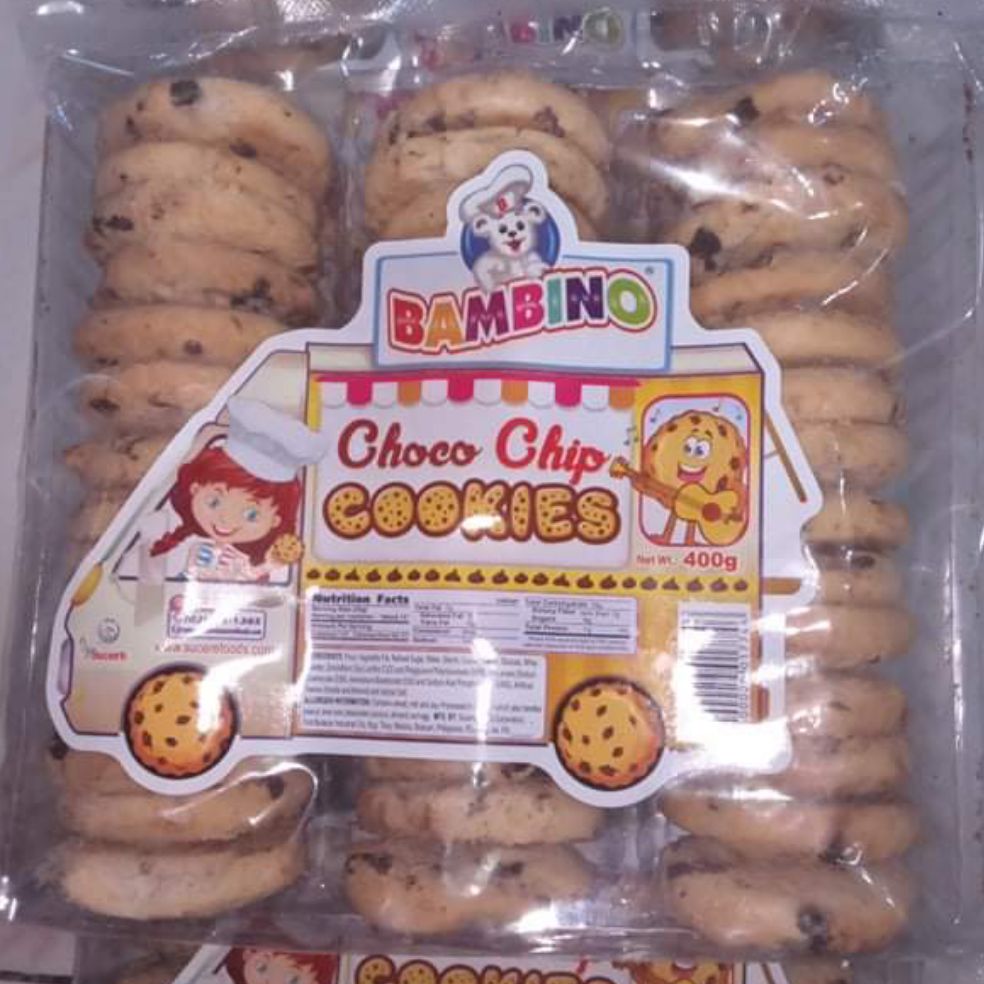 Bambino Choco Chip Cookies 400grams | Lazada PH