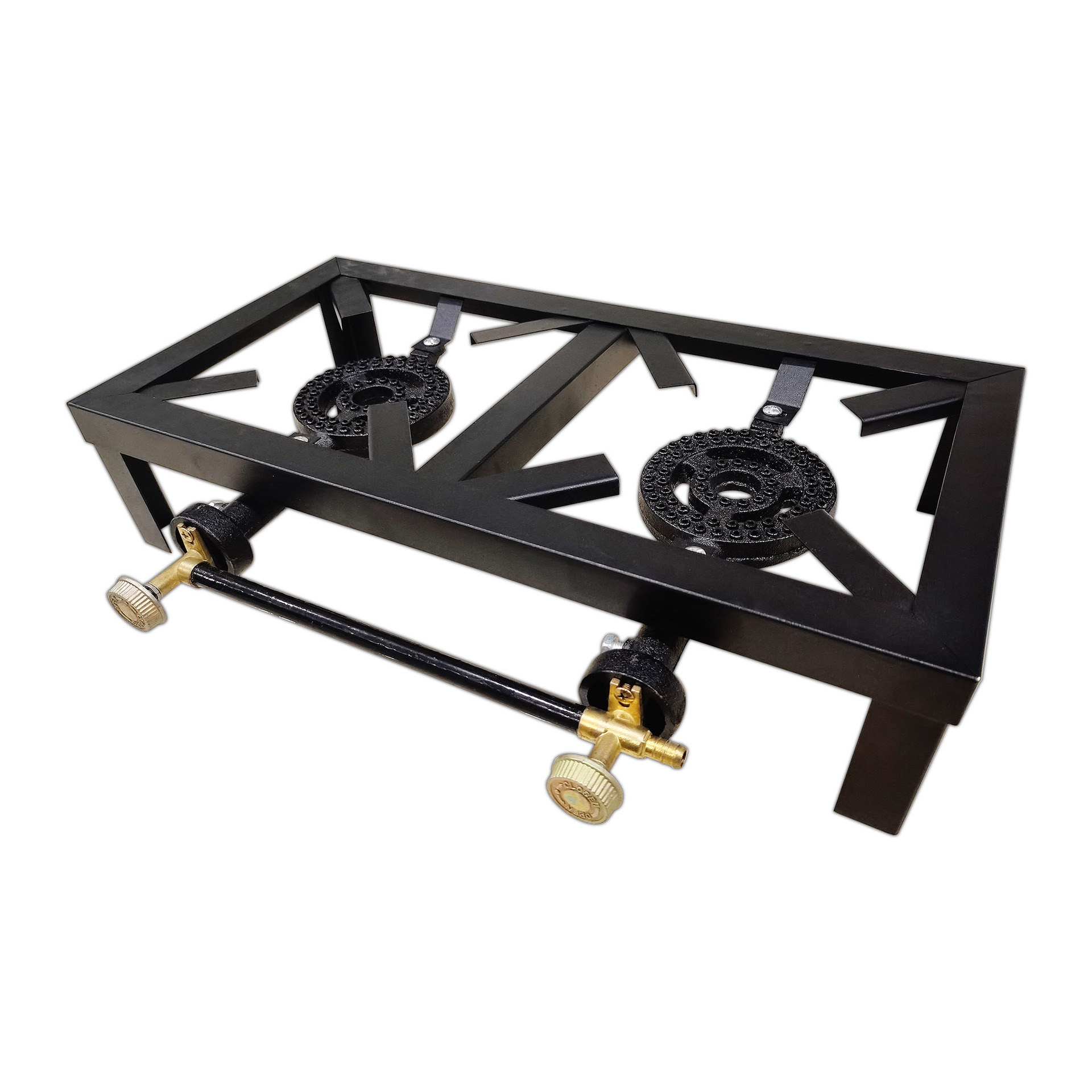 Portable Gas Stove Single/Double Burner Heavy Duty Table Top Flame ...