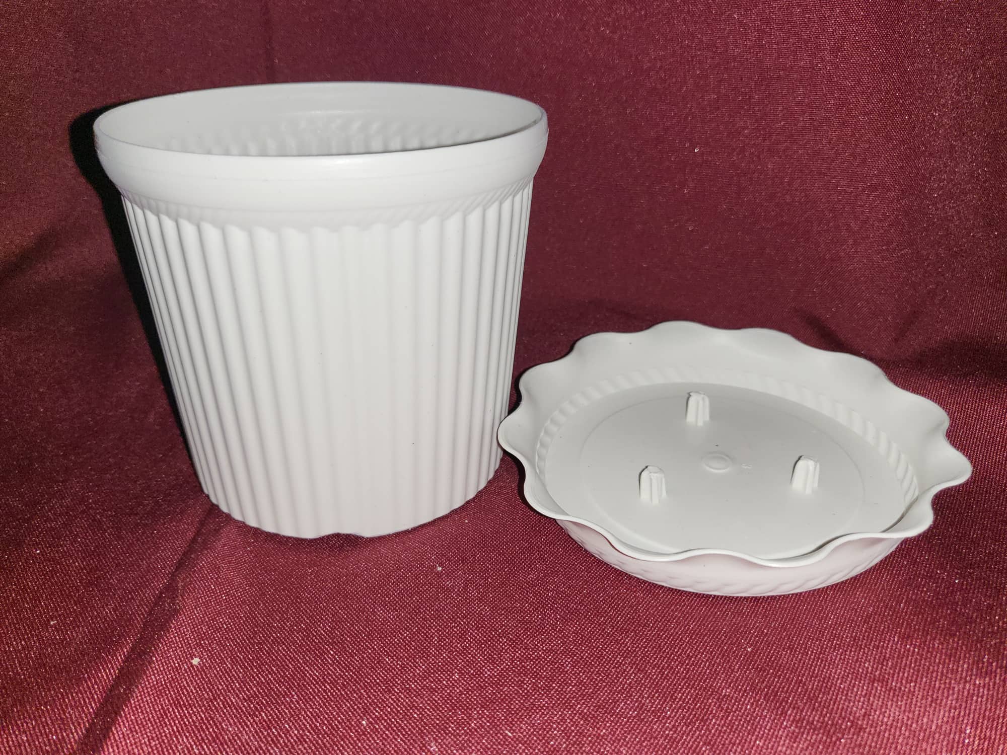 cute indoor ludu pots for plants with saucer 11x10 cm - 15 pesos ...