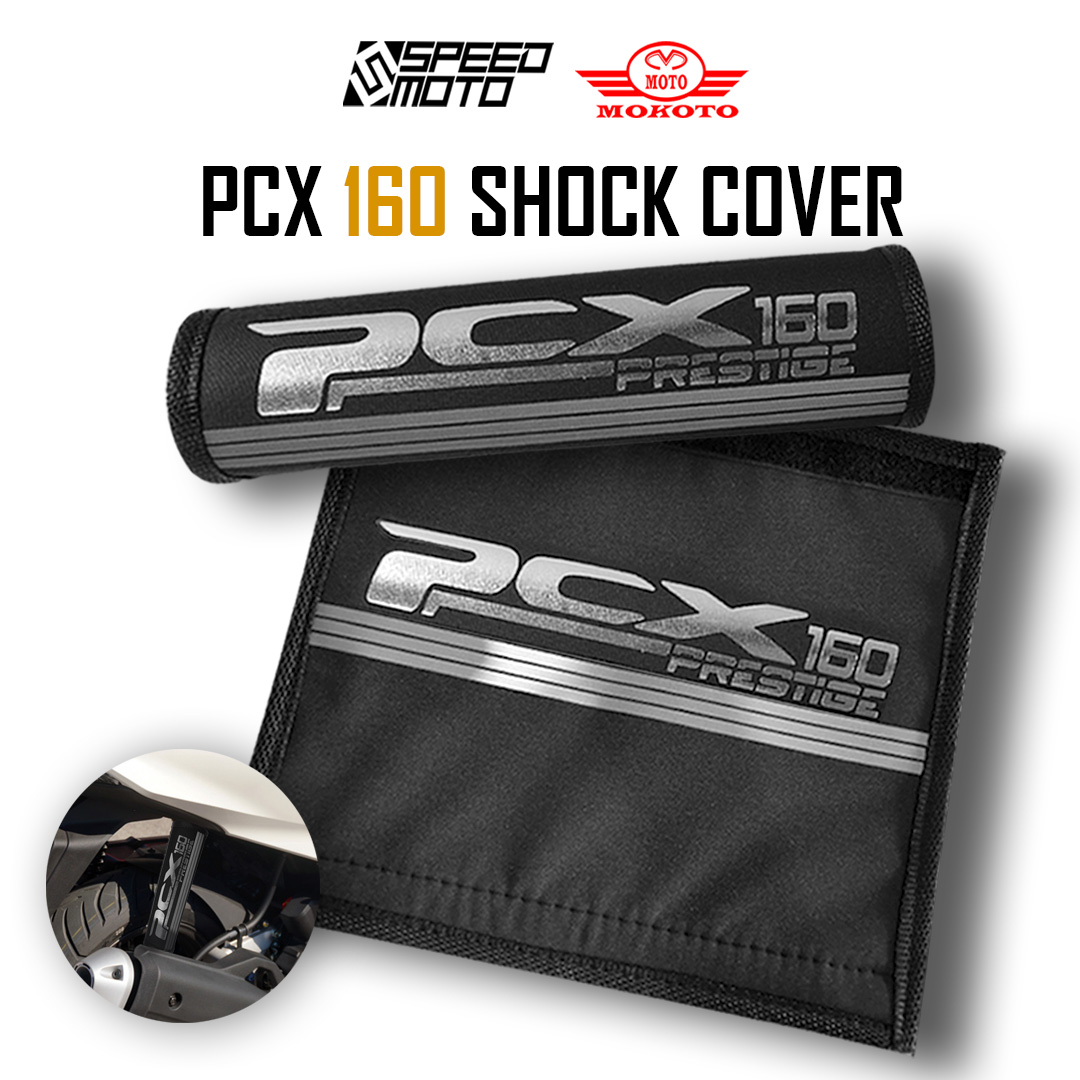 HONDA PCX 160 WATERPROOF SHOCK COVER V2 PREMIUM QUALITY WASHABLE RUBBER ...