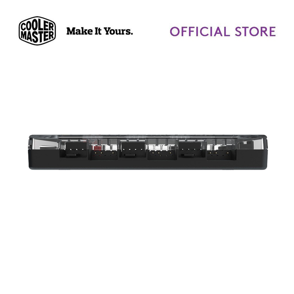 CoolerMaster MasterFan ARGB & PWM HUB 1 TO 6 PORT (MFX-ZHHN-1NNN6-R1 ...
