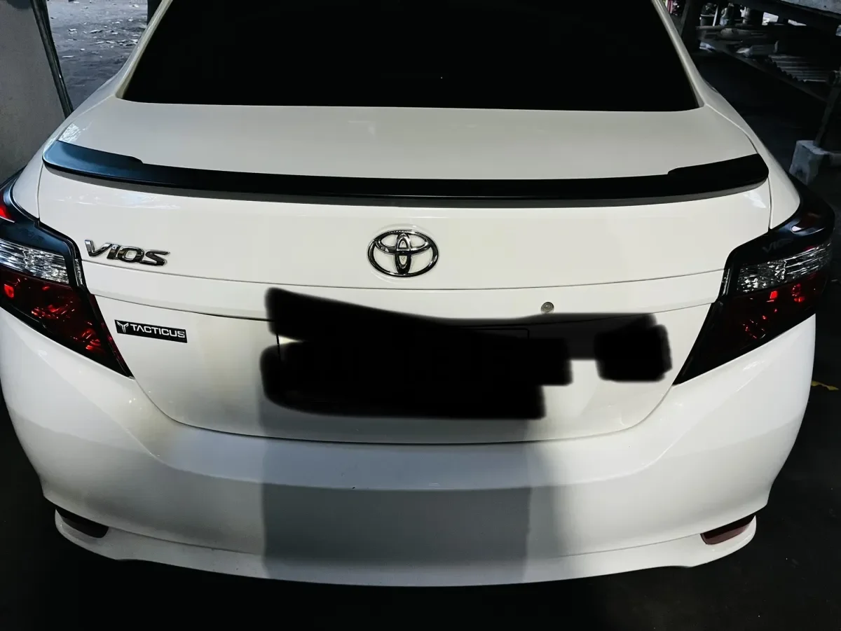 Toyota Vios J XE XLE E G 2013 to 2025 GR Ducktail Spoiler for Painting Thailand Made ( Vios ...