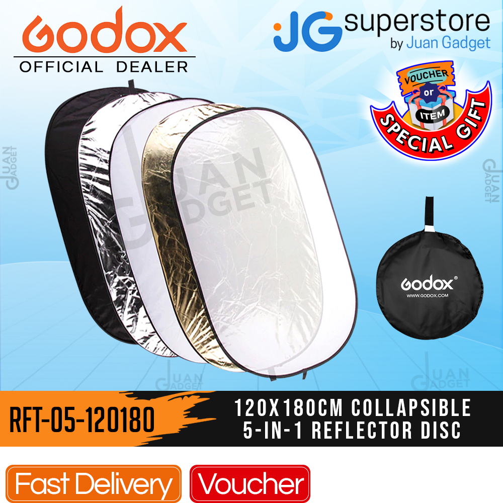 Godox RFT-05-120180 Portable 5 in 1 120CM x 180CM Collapsible Light ...