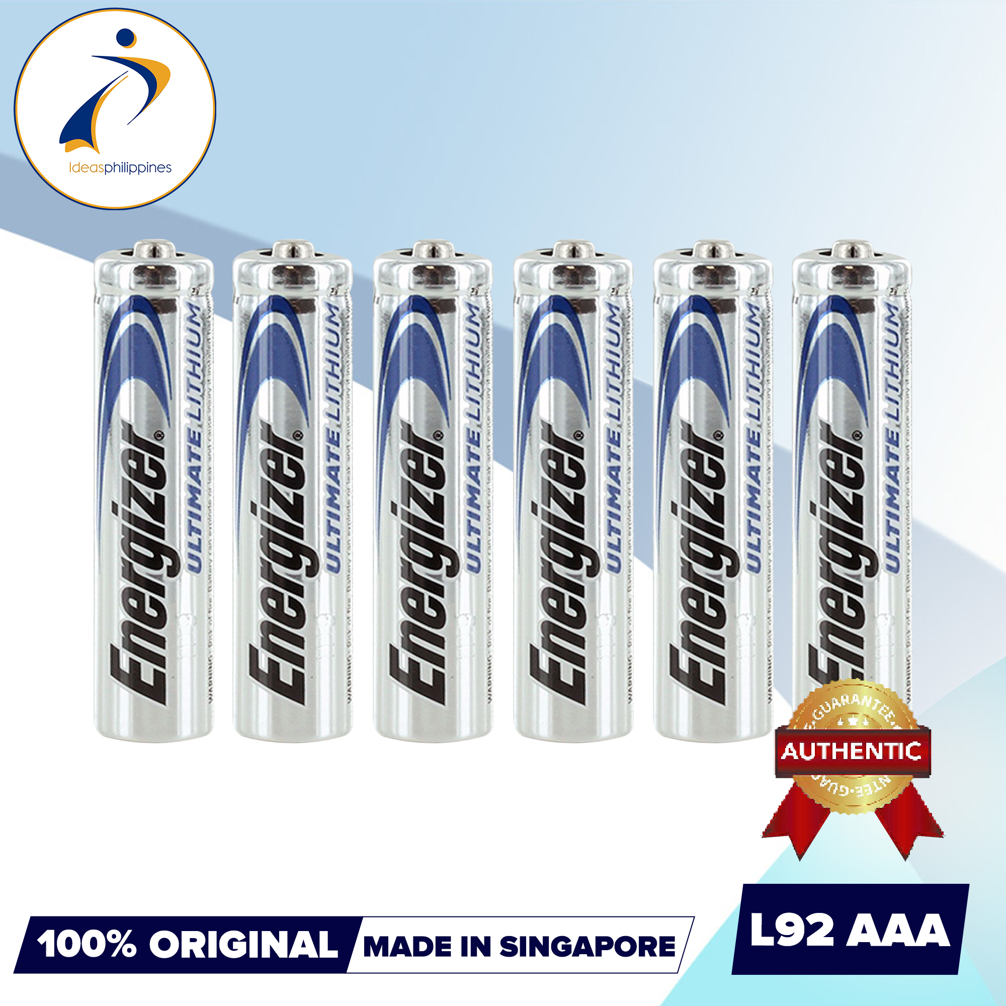 Energizer AAA L92 Ultimate Lithium Battery Pack of 6 | Lazada PH