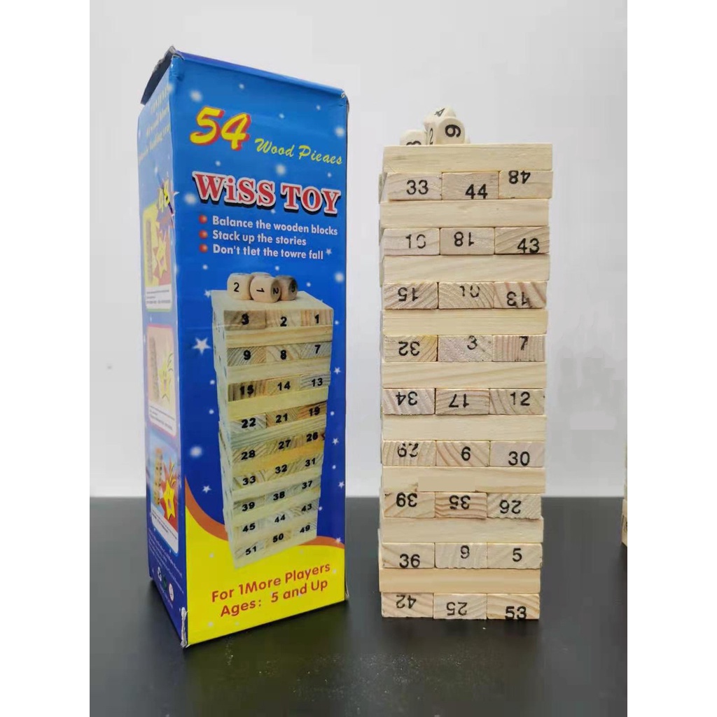 JLT Large Size Wiss Toy Wooden Stacking Blocks | Lazada PH