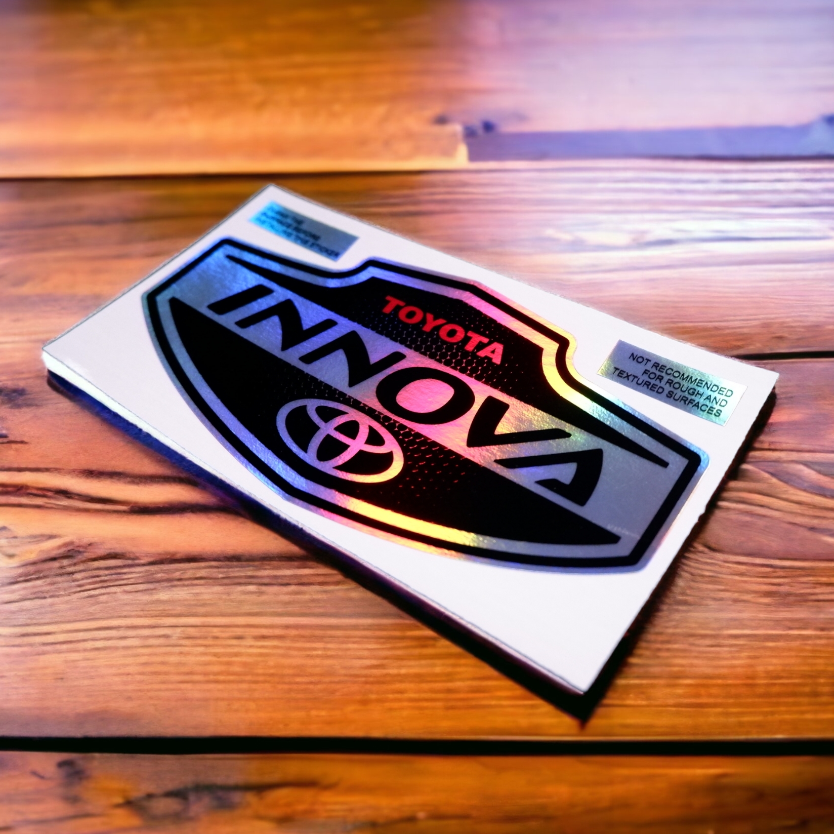 TOYOTA INNOVA HOLOGRAPHIC BADGE STICKER | Lazada PH