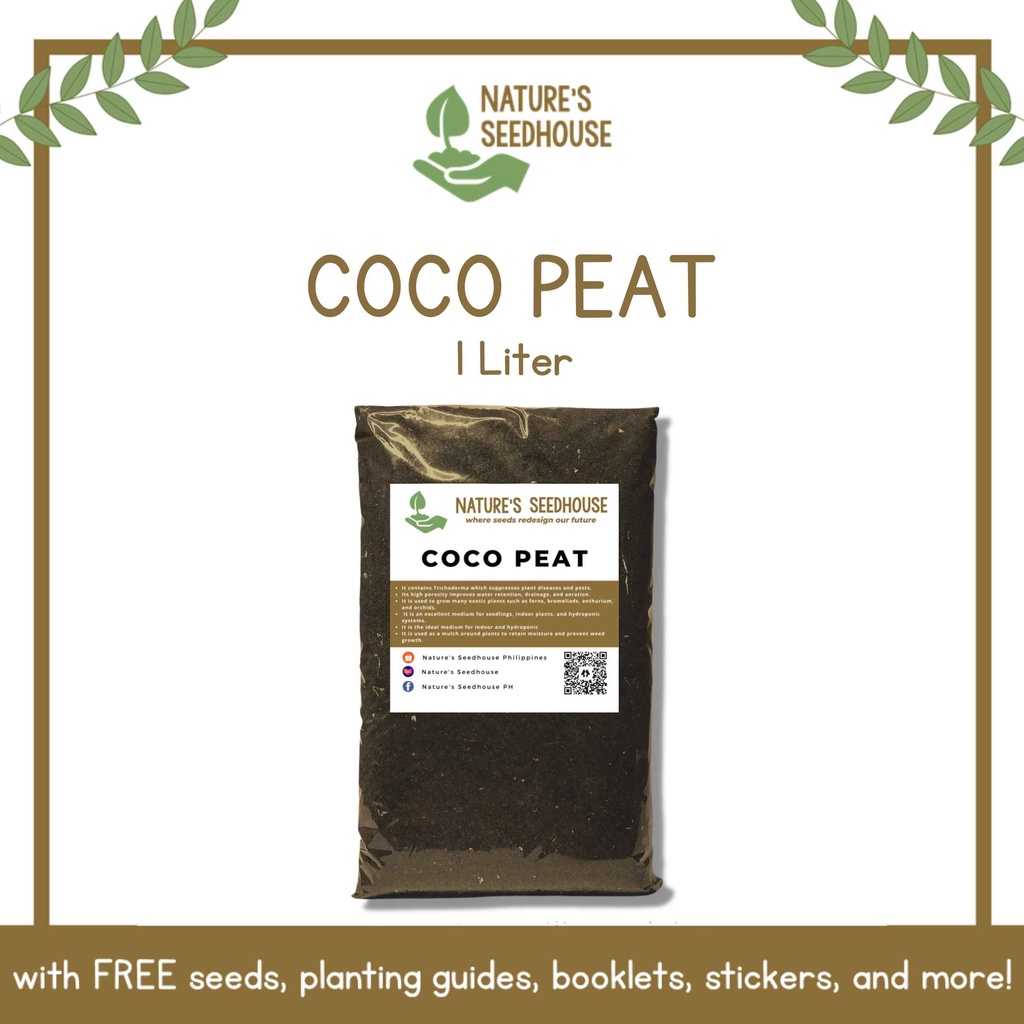 Coco Peat / Coconut Coir Dust by Nature's Seedhouse | Lazada PH