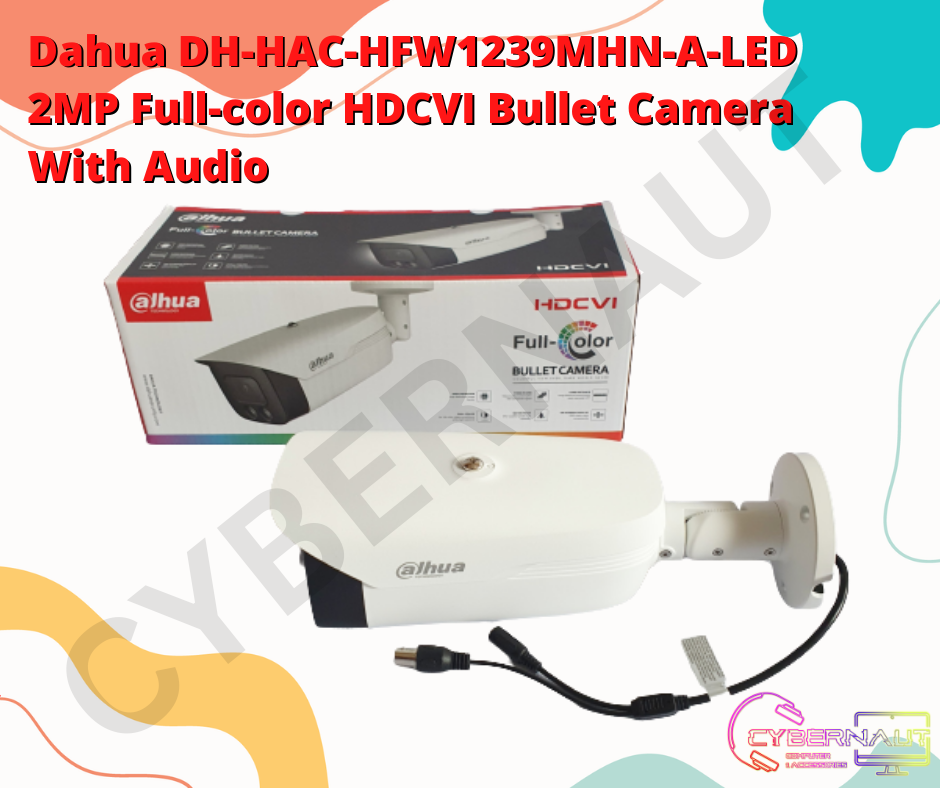 Dahua DH-HAC-HFW1239MHN-A-LED 2MP Full-color HDCVI Bullet Camera With ...