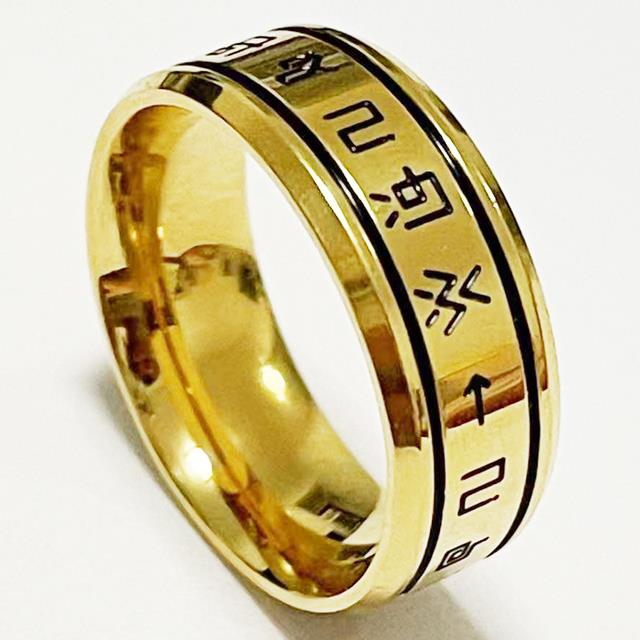 ☃ Bxzyrt 8mm Stainless Steel Digimon Ring Angemon Angewomon Holy Rings ...