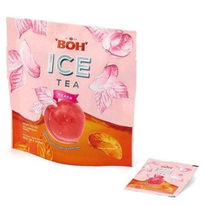 BEST SALE!!! BOH Peach flavor Ice Tea(20sachetx14.5g) | Lazada PH