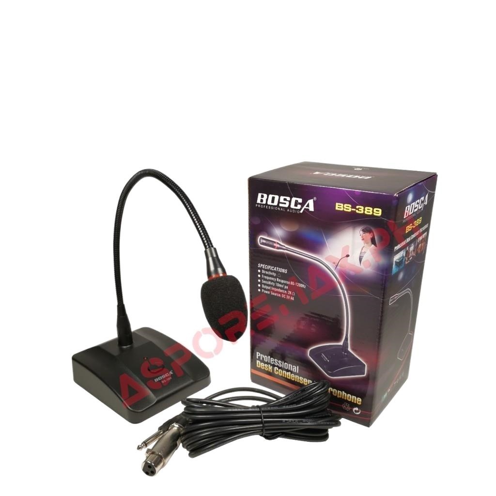 BOA Professional Desk Condenser Microphone BS389 BCK Desk rack ...