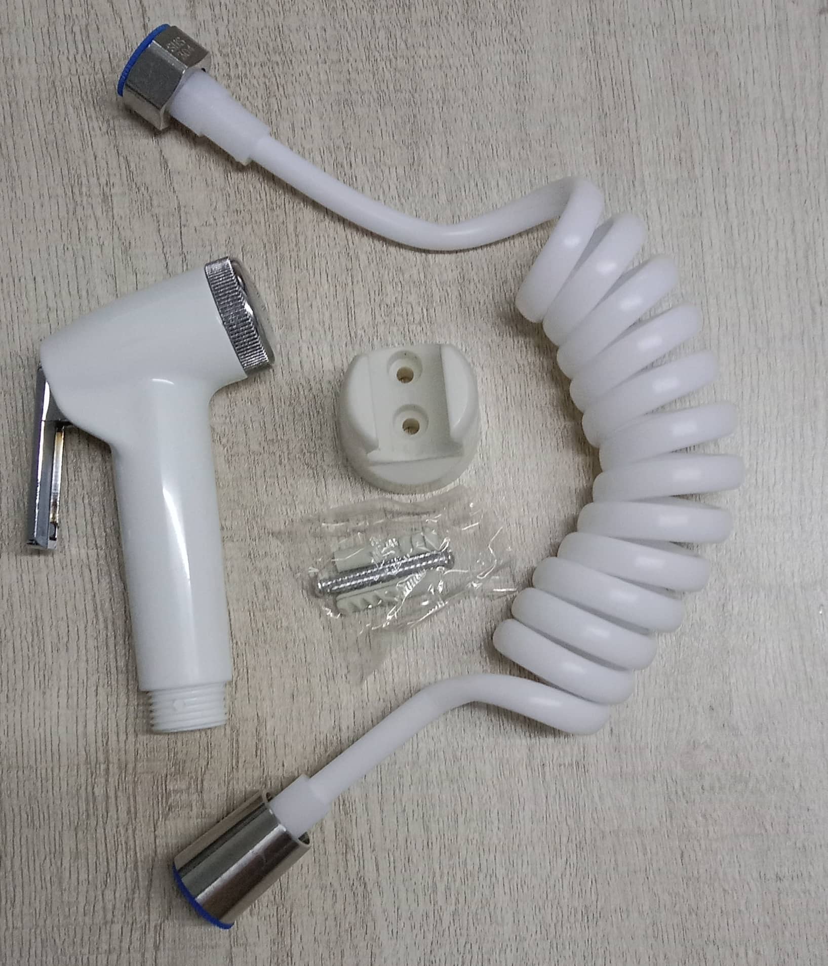 white bidet with white spiral hose set | Lazada PH