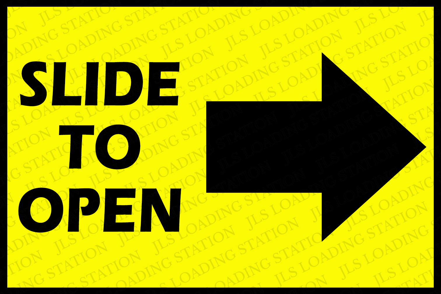 SLIDE TO OPEN R SIGNAGES (LAMINATED/PVC) SIGNAGE | Lazada PH