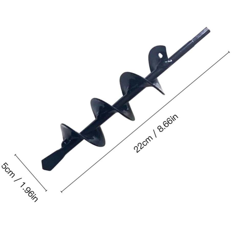 Auger Bit 4/5/8cm Garden Auger Bit Tool Auger Hole Excavator Ground ...