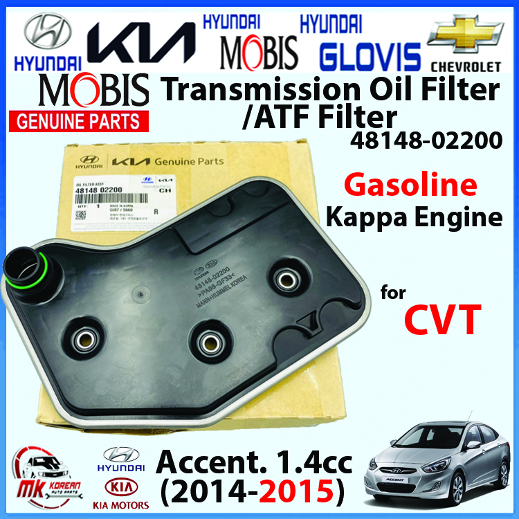 [GENUINE] Transmission Oil Filter/ATF Filter for Accent(2014-2015). 1 ...