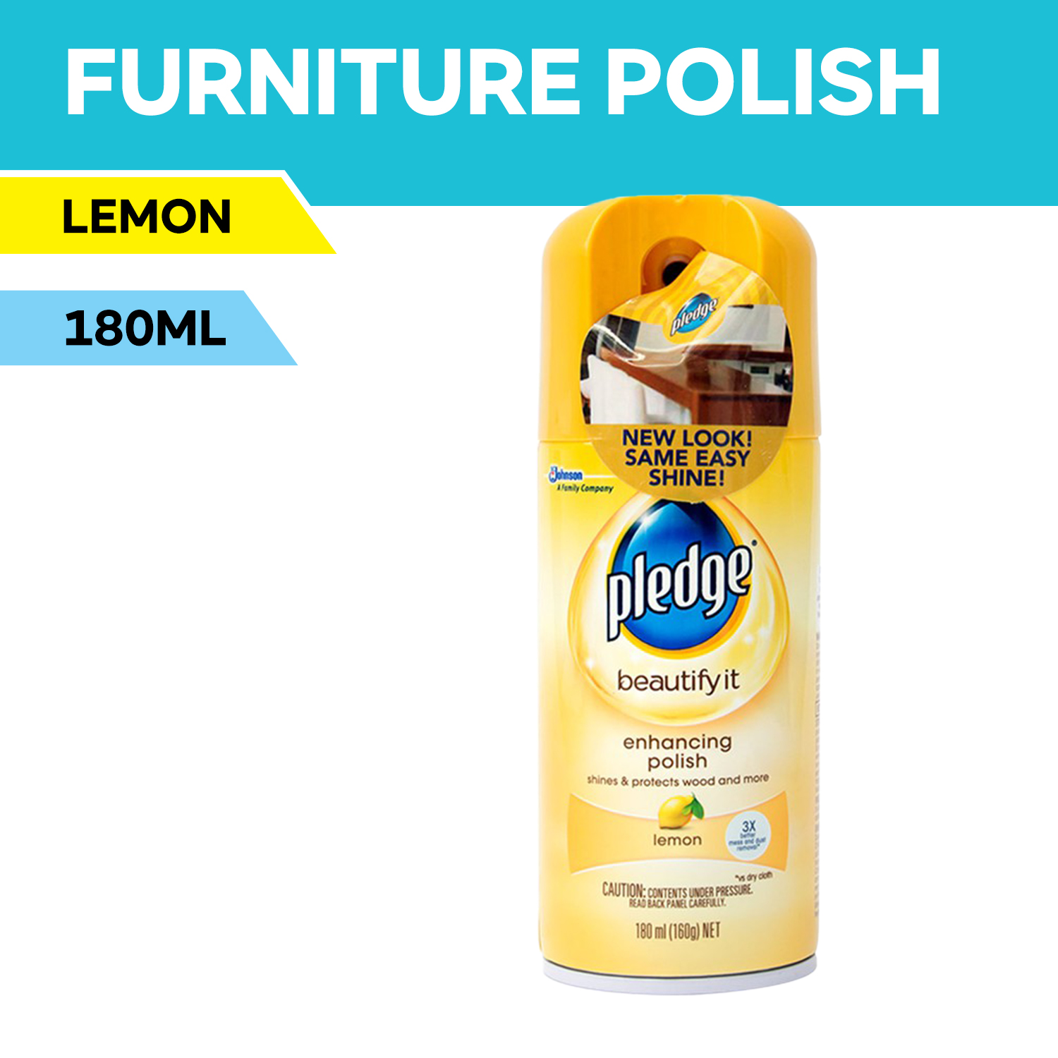 Pledge Furniture Lemon - 180ml | Lazada PH