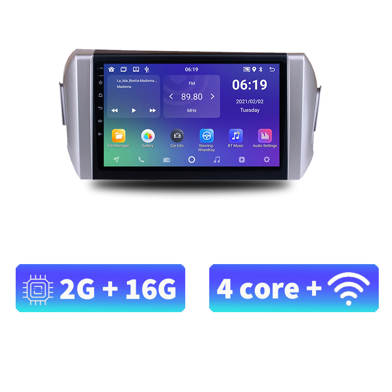 Acodo 2din 9inch Android 11.0 Headunit For Toyota Innova 2015-2018 Car ...