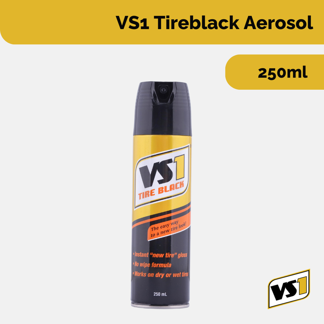 VS1 Tire Black Aerosol Spray | Lazada PH