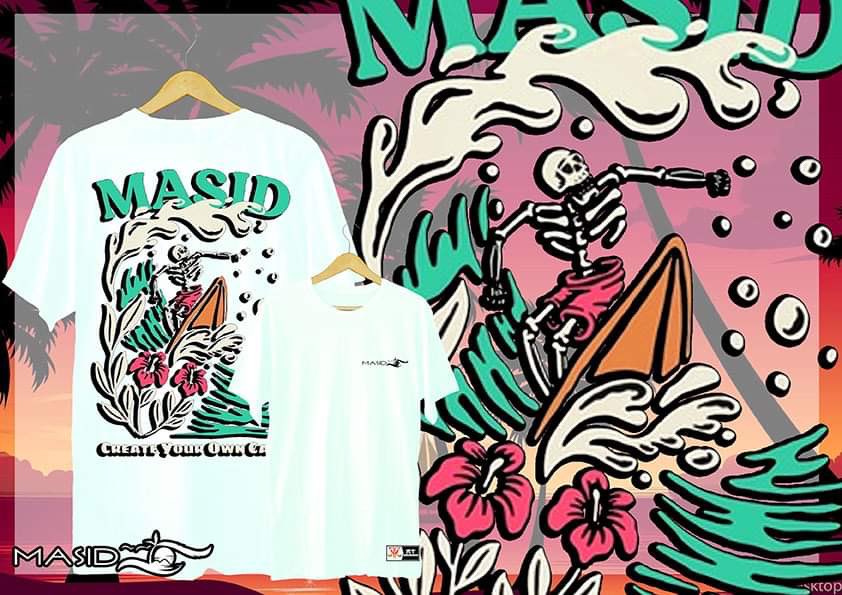 MASID T-SHIRT 💯COTTON QUALITY Design4 A3 size & DIRECT TO FILM PRINT MT ...