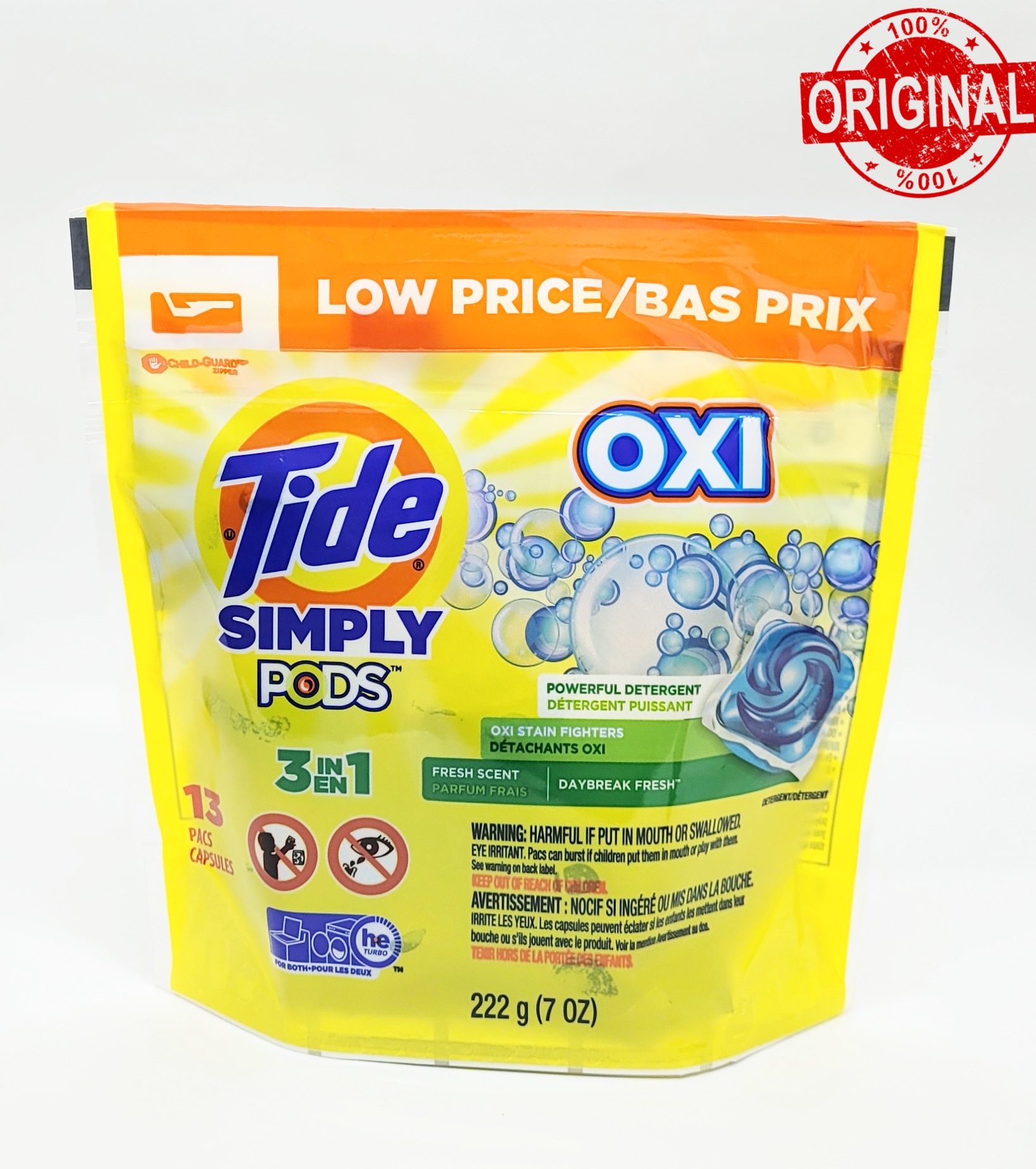 Tide Simply Pods 3in1 4in1 Powerful Detergent | Oxi Stain Fighters ...