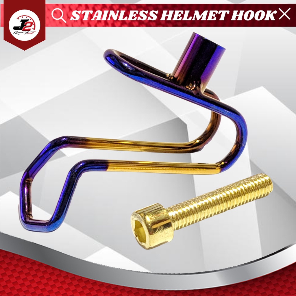 Motorcycle J2 Racing Helmet Hook Stainless | Lazada PH