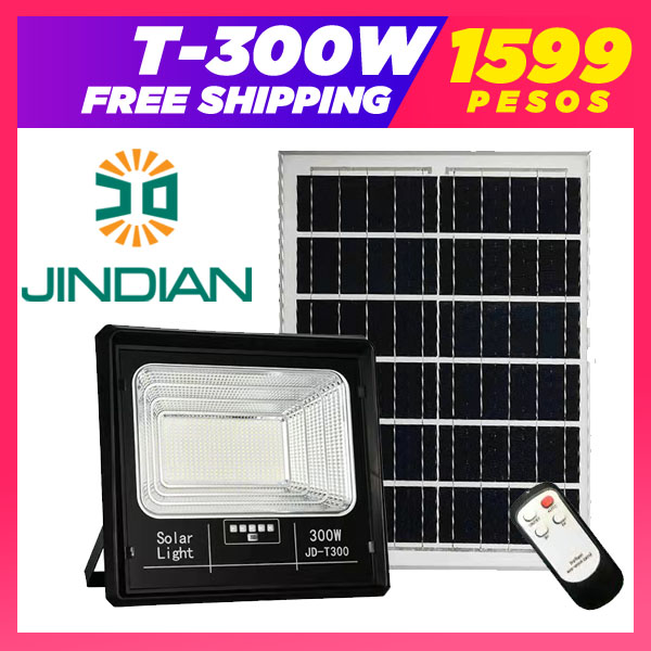 JD Solar Light JINDIAN Solar Floodlight Flood Light 30W 50W 100W 200W ...