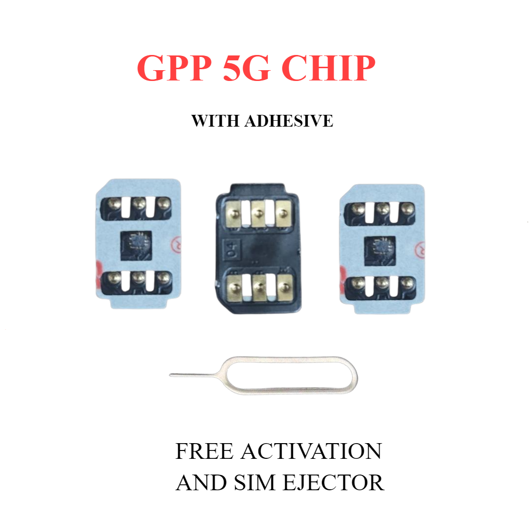 Kezshoppe GPP 5G CHIP For IP 4S to 15 Series 2024 With Sim Ejector and ...