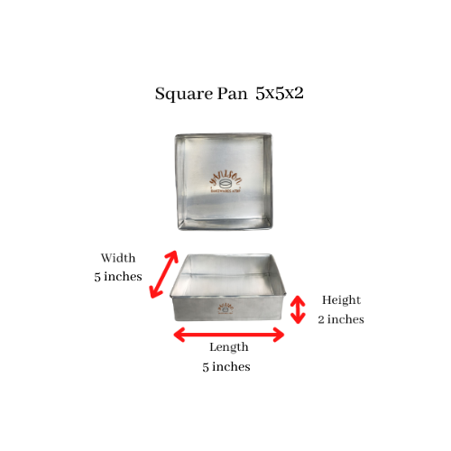 SQUARE PAN / BROWNIE MOLDER / SQUARE CAKE MOLDER Aluminum | Lazada PH