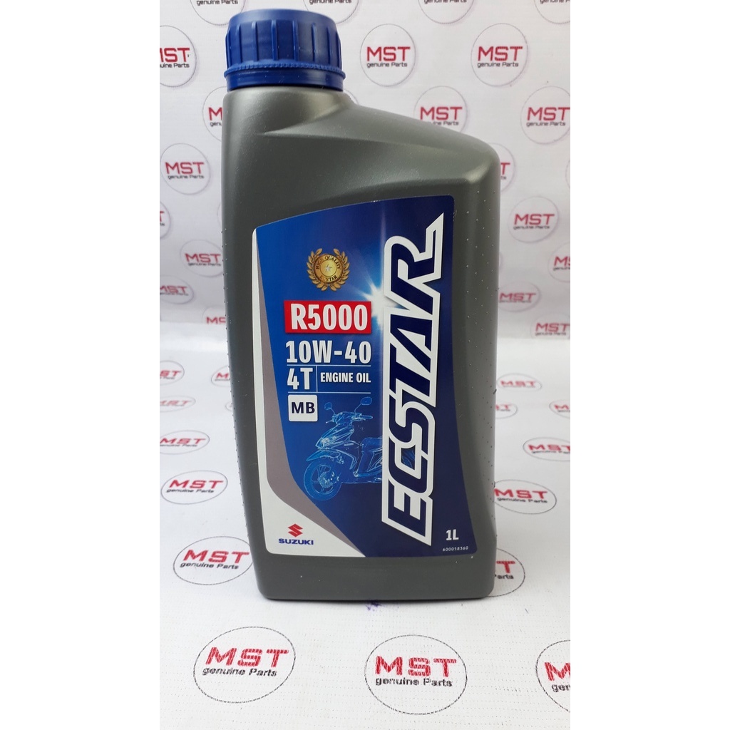 Suzuki Genuine Oil ECSTAR R5000 API SL1L SAE 10W-40 Suzuki Genuine Oil ...