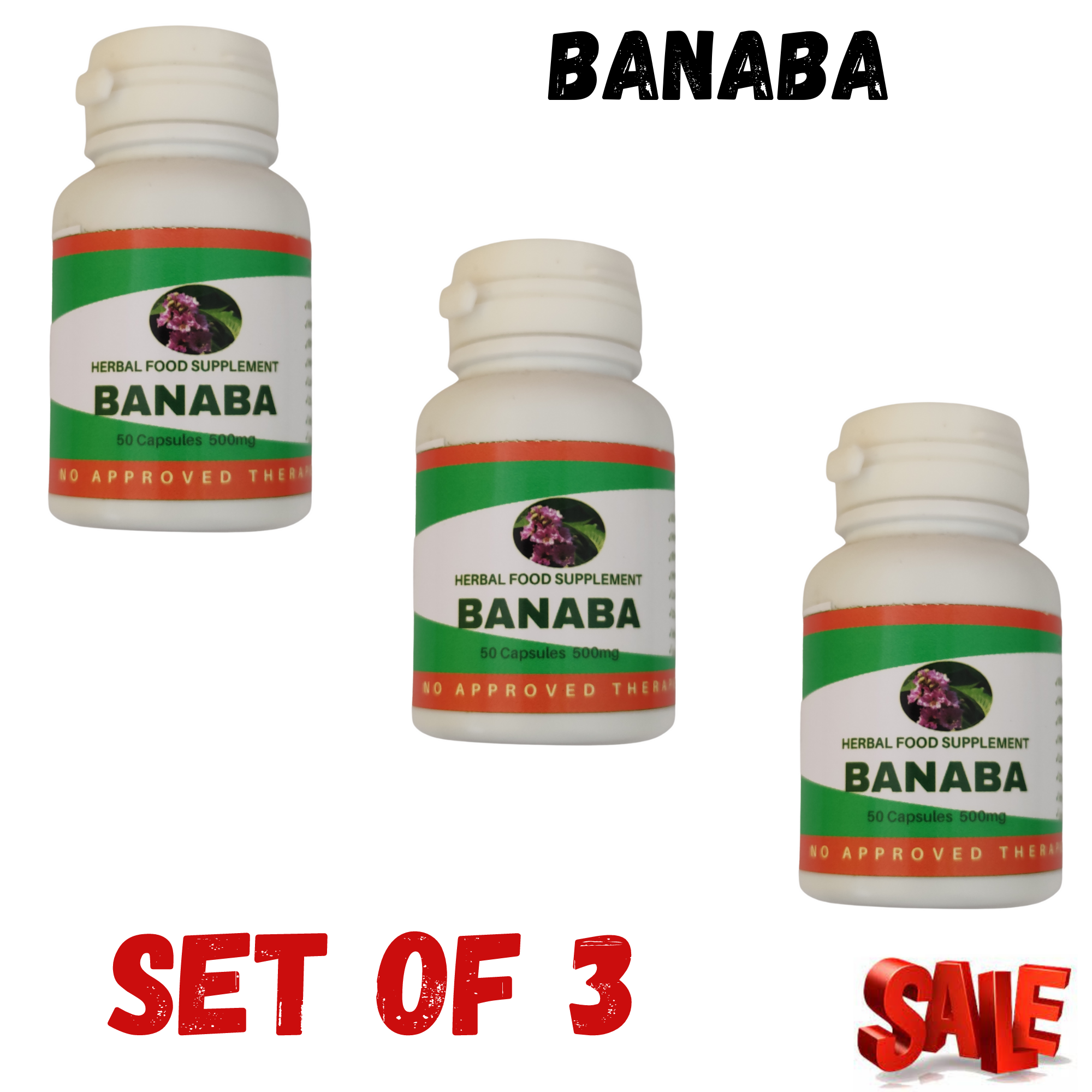 Pure Banaba 50 Capsules (Set Of 3/One bottle Only) | Lazada PH