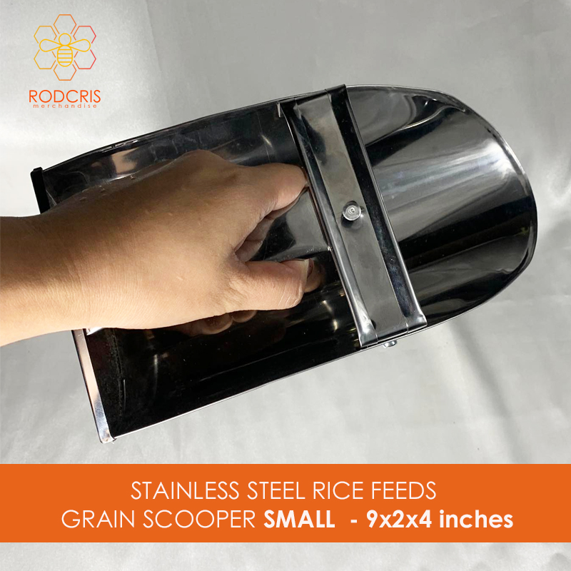 Stainless Steel Rice Feeds Grain Scooper PANTAKAL NG BIGAS Available ...