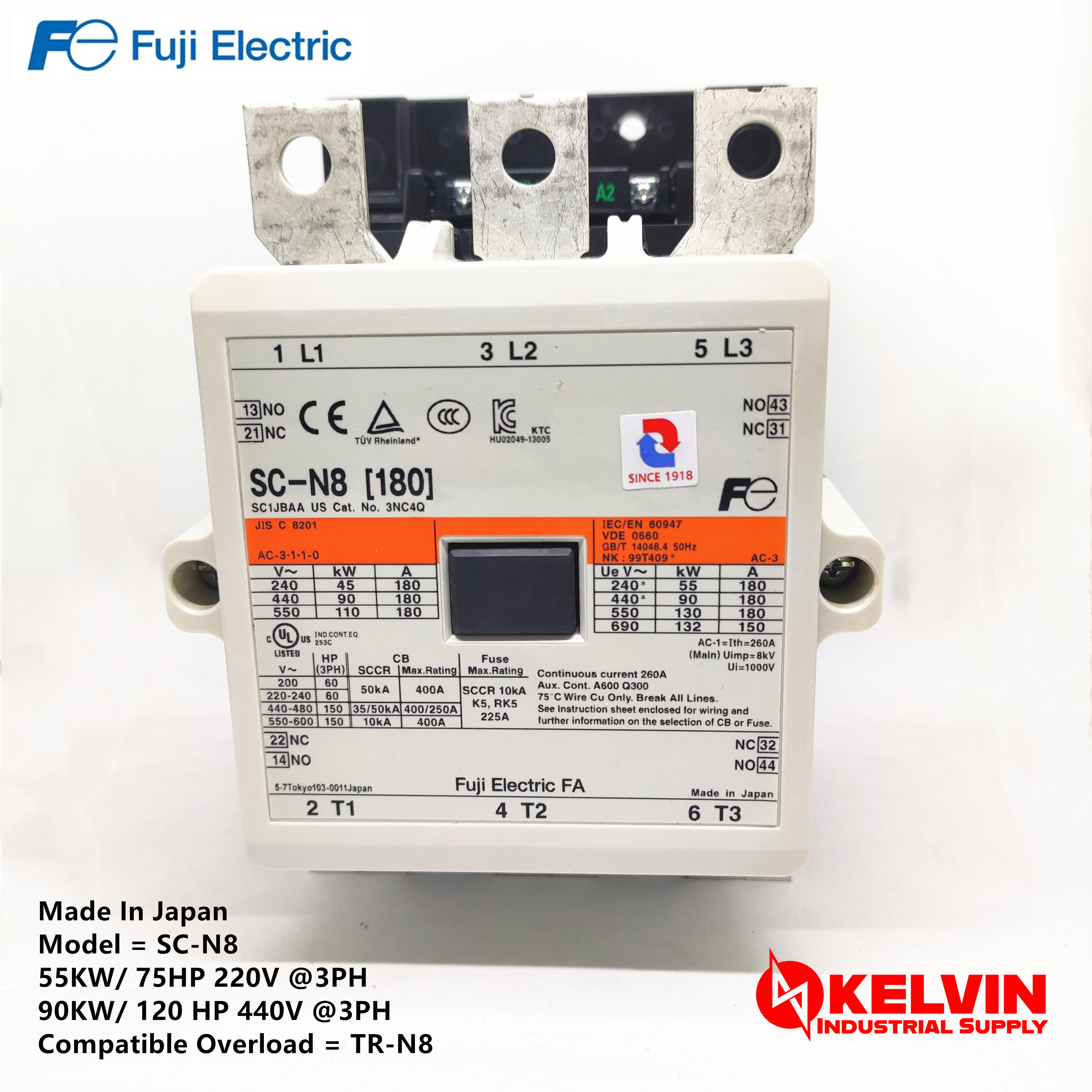 SC Series Fuji Electric Japan Magnetic Contactor AC 100% Original SC-0 SC-05 SC-4-1 SC-5-1 SC-N1 ...