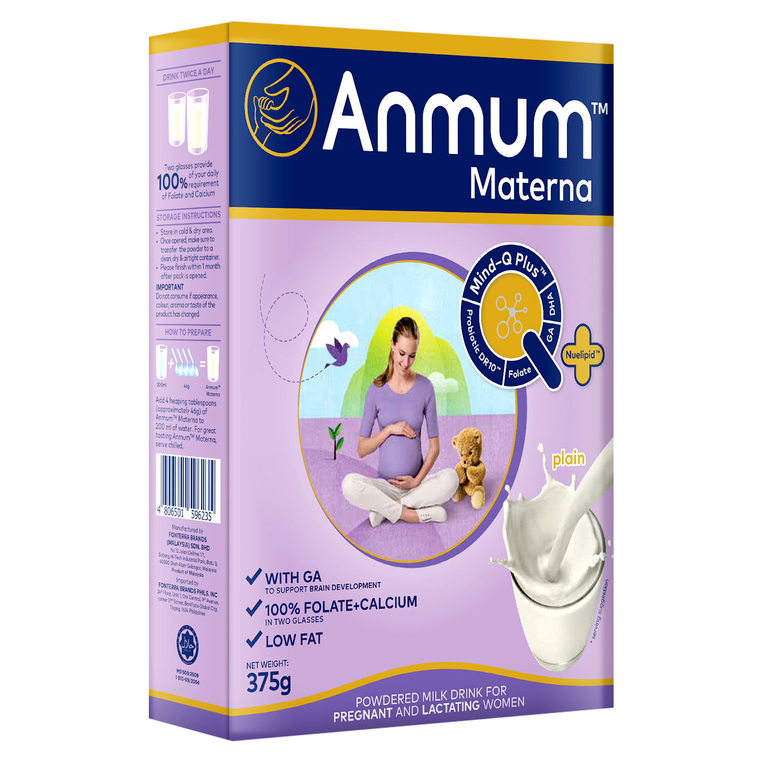 Anmum Materna Pregnancy Milk Powder Plain 375G x4 | Lazada PH