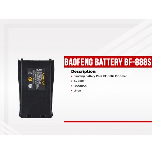 BF-888s li-ion portable battery | Lazada PH