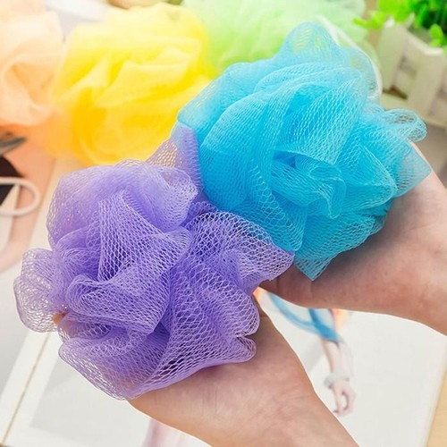 ARDIGI Mini Loofah Shower Ball Sponge Bath Mesh Pouf Bathroom Scrubber ...