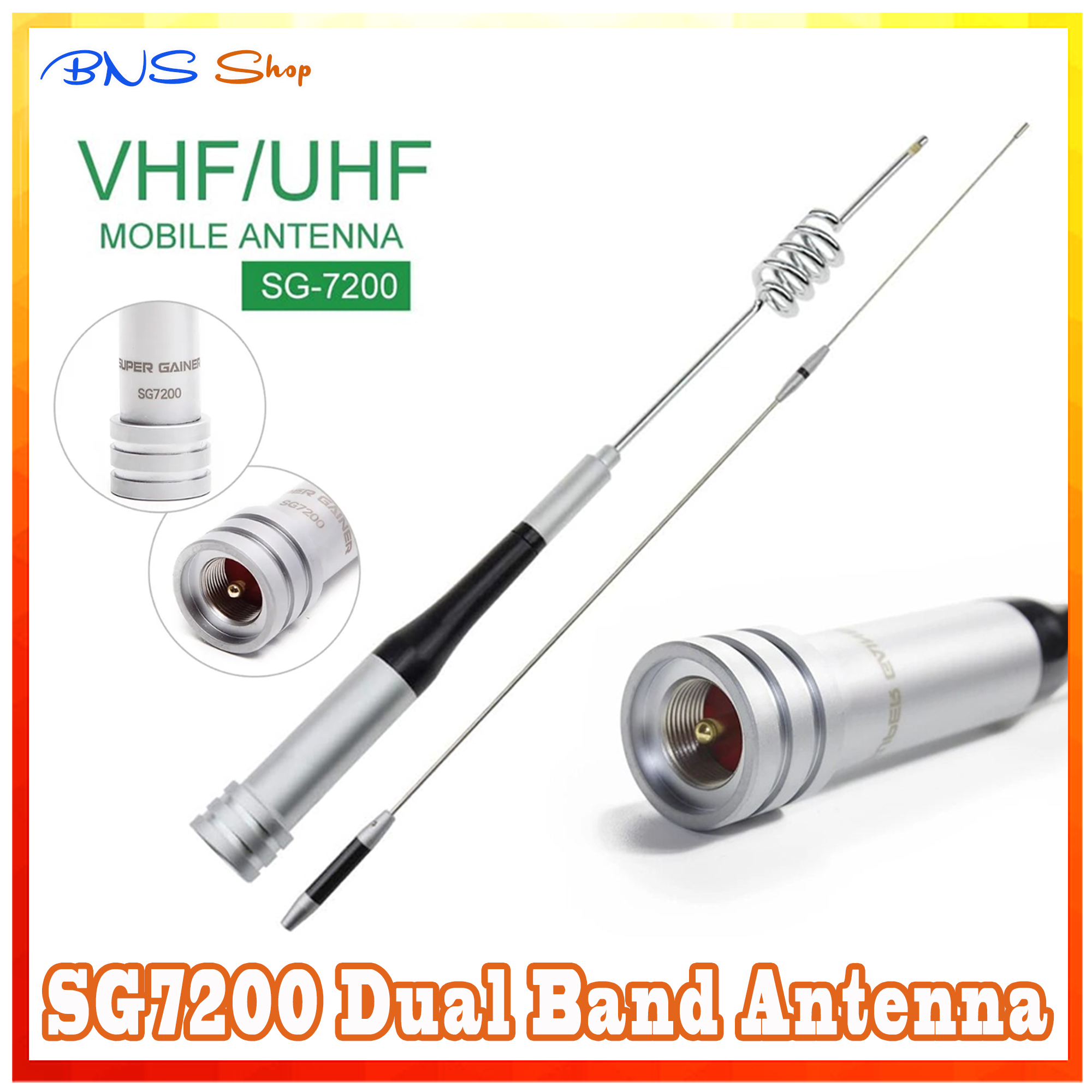 SG7200 VHF UHF Dual Band Antenna Mobile Antenna Dual Band VHF UHF High ...