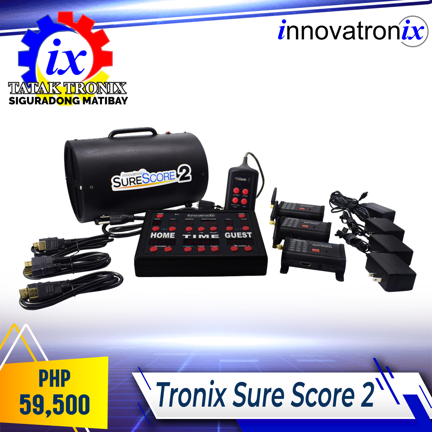 Innovatronix/Tronix SureScore 2 Electronic Basketball / Game Scoring ...