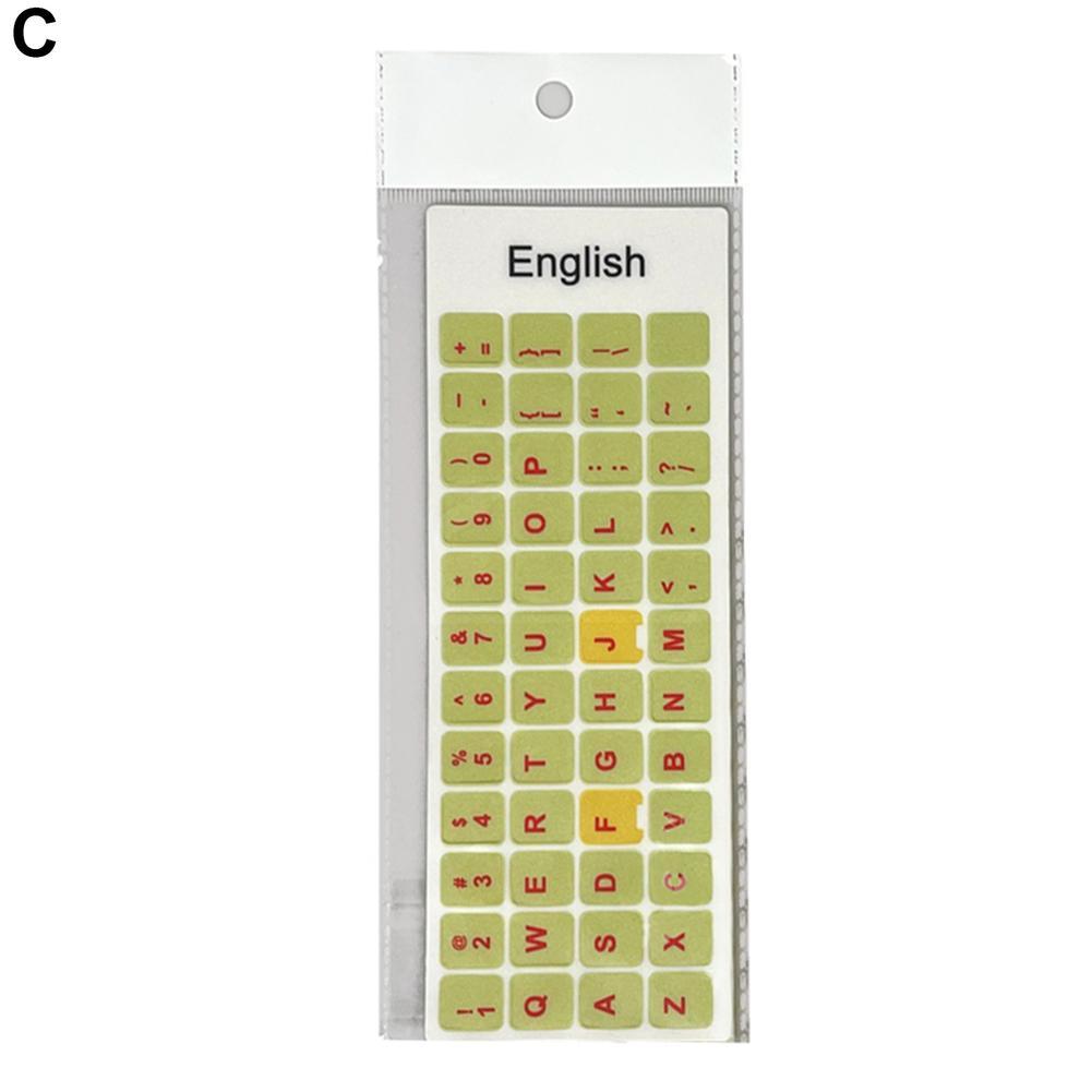 1 Pc Keyboard Sticker Keyboard Stickers English Language Letter Layout ...