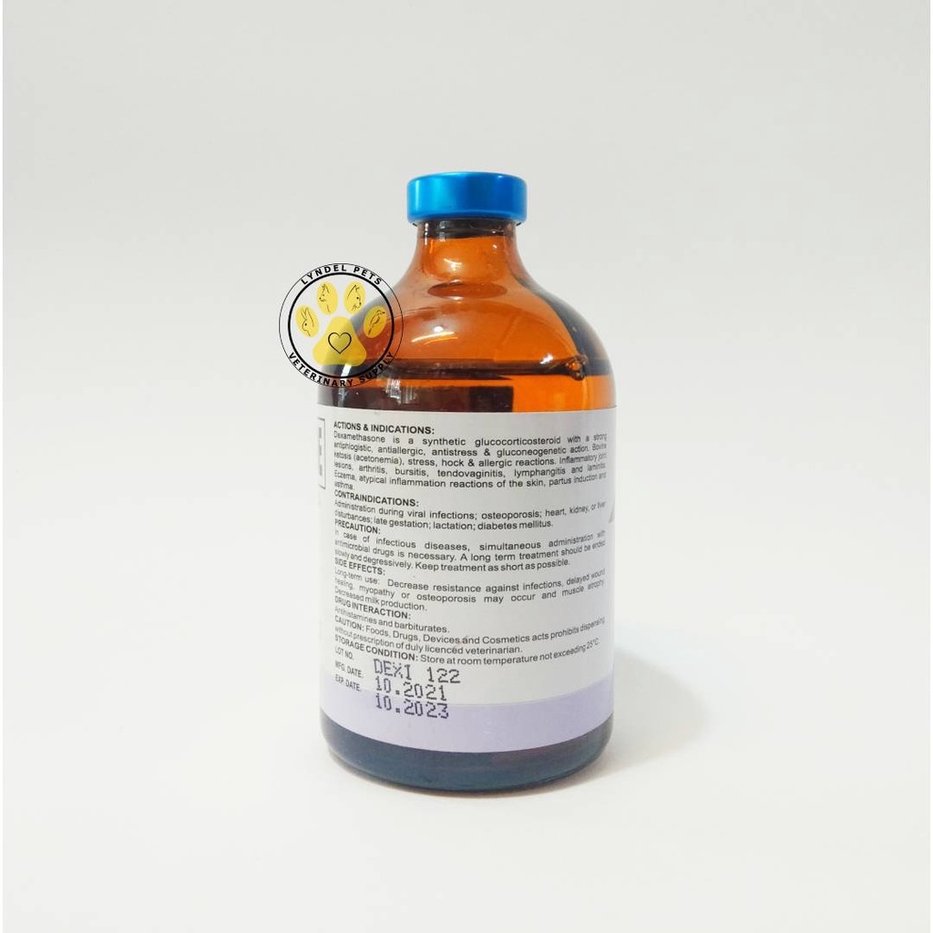 NUTRIVET DEXAMETHASONE 0.2 DEXA (100 ml) Anti-inflamatory Horse Cattle ...