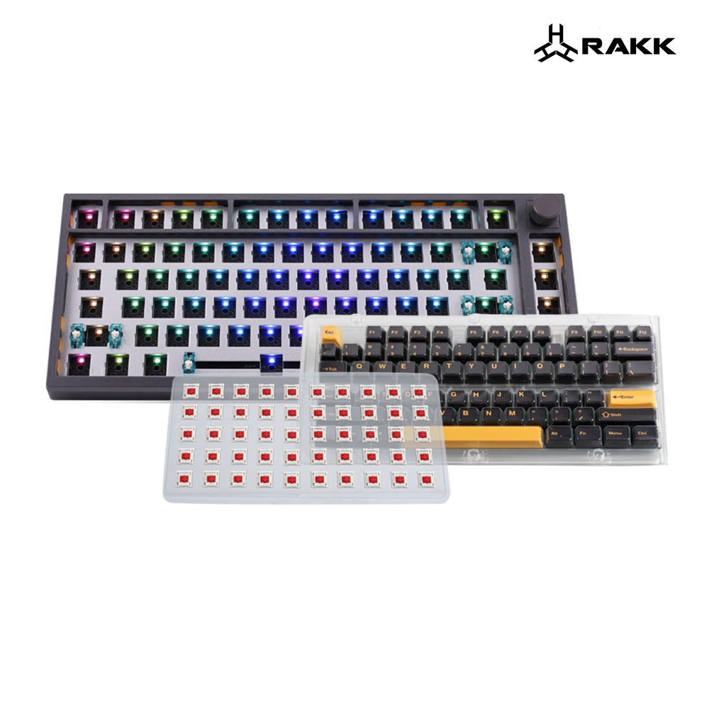 RAKK HANAN 75% Trimode Barebone Mechanical Gaming Keyboard + RAKK ...