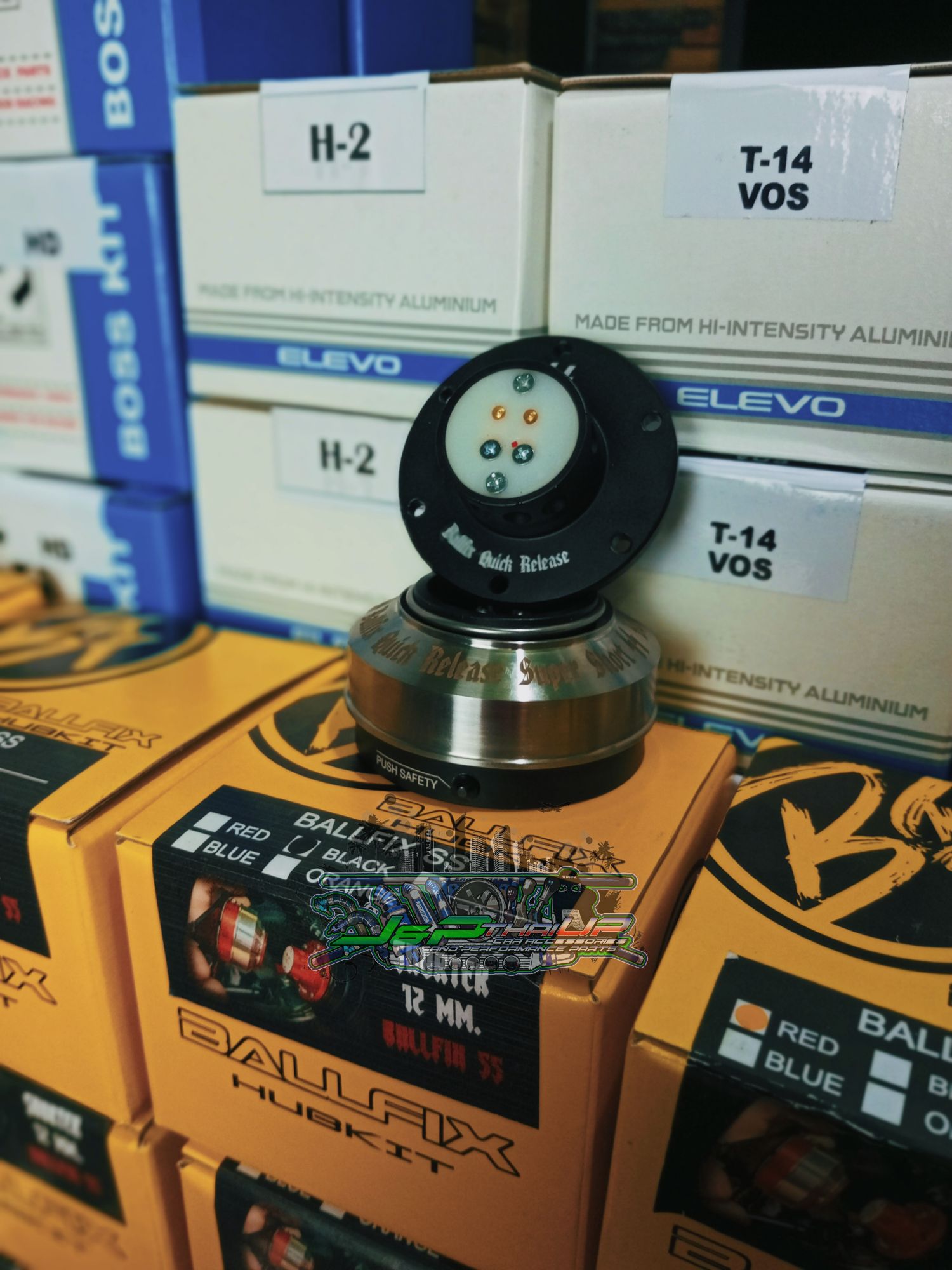 Ballfix SS by Elevo Steering Wheel Quick Release Hub Kit Made in ...