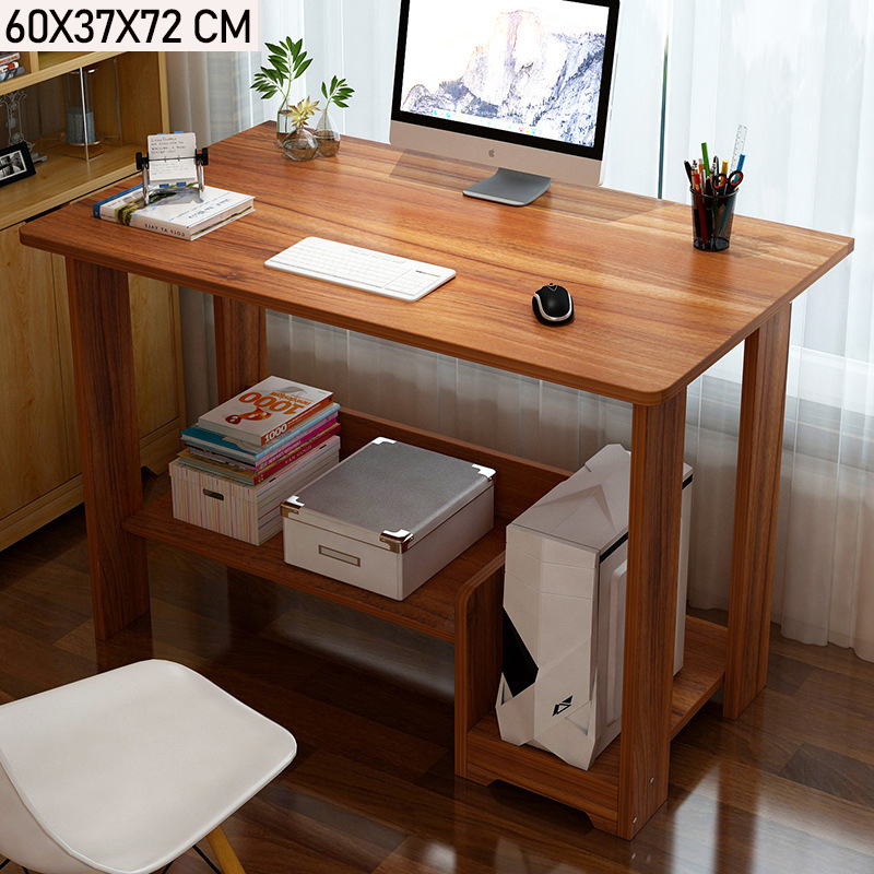 Computer Desk Bookshelf Combination Table Desktop Desk Home Office ...