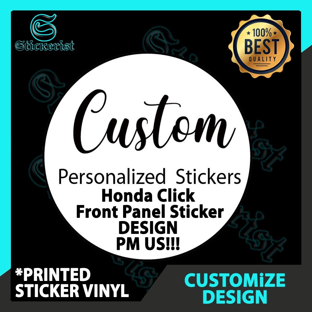 HONDA CLICK V2 125i 150i FRONT PANEL DECAL STICKER | Lazada PH